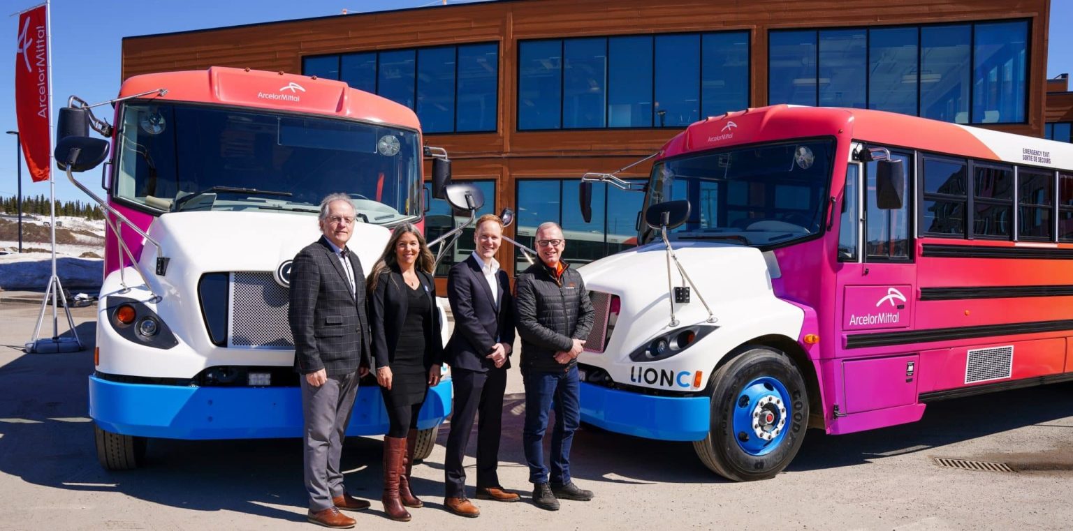 ArcelorMittal uses electric buses for employee transportation - North ...