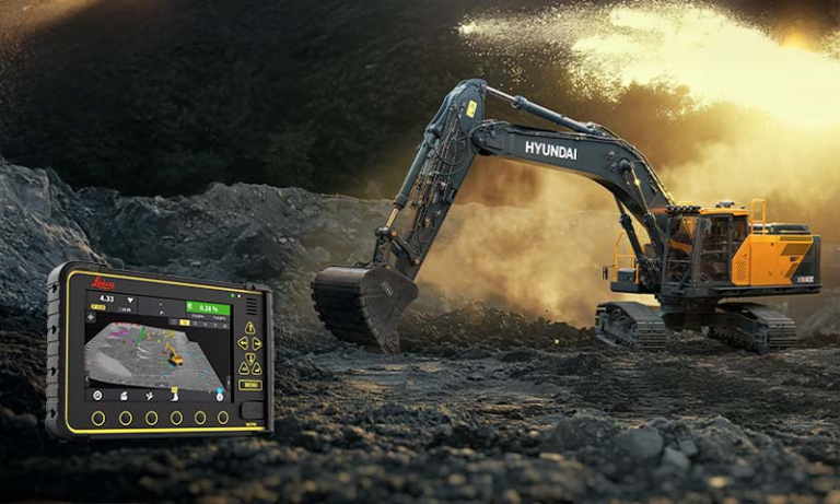 Hyundai, Leica introduce 3D machine guidance system for excavators - North American Mining Magazine
